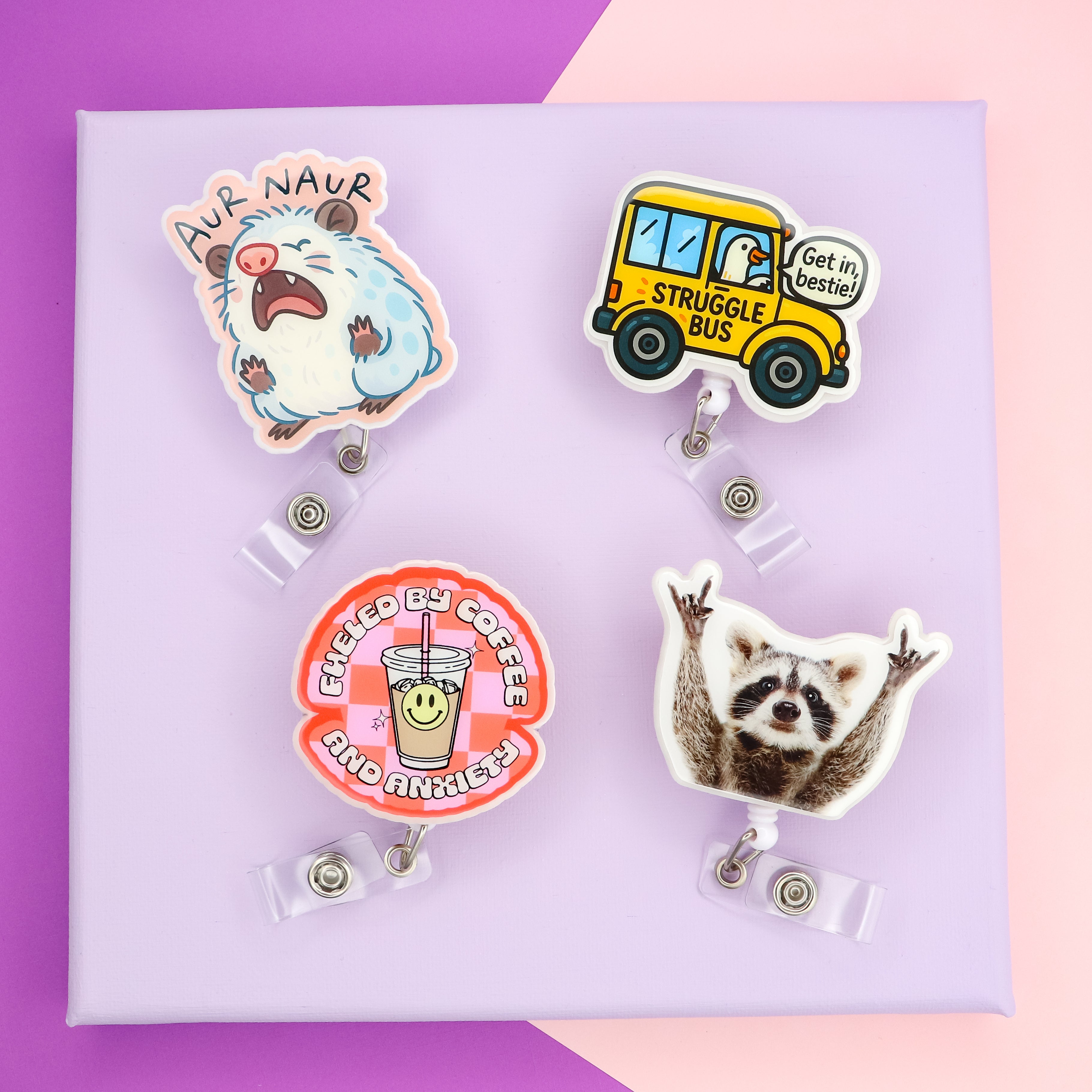 Cute & Funny Nurse Badge Reels - High Quality – Acclaim Status Co